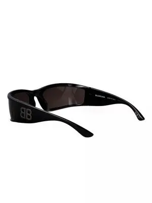 Balenciaga Rectangle-frame Logo Sunglasses