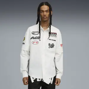 PUMA A$ap Rocky X Layered Pit Crew Button-down