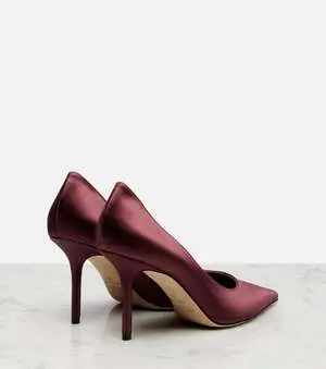 JIMMY CHOO Love 85 Satin Pumps