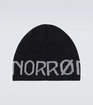 NORRONA Norrøna Logo Merino Wool Beanie