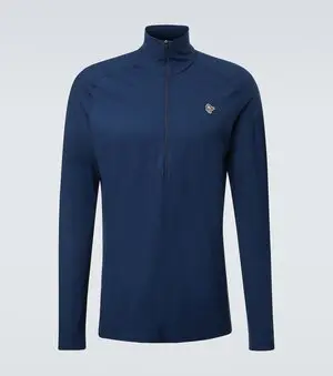 NORRONA Wool Half-zip Ski Top - Blue