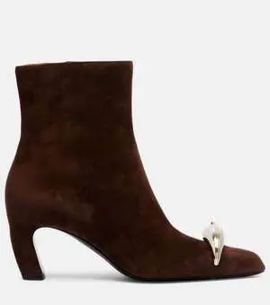 Tory Burch Pierced Xl 65 Suede Ankle Boots