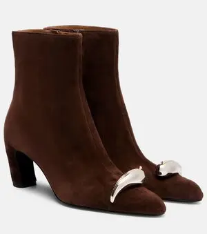 Tory Burch Silver Tone Boots For Women