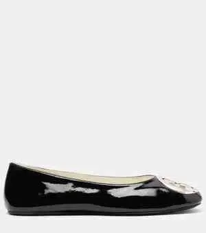 Tory Burch Reva Patent Leather Ballet Flats