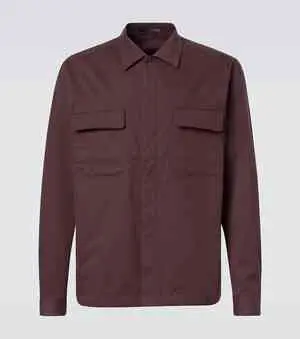 Sunspel Cotton And Cashmere Overshirt
