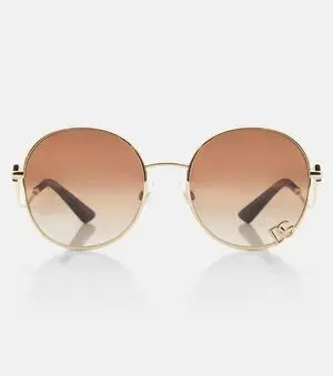 Dolce & Gabbana Dg Filo Round Sunglasses - Brown