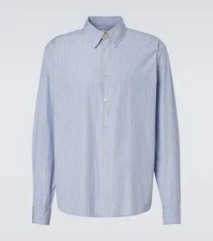 Our Legacy Beyond Striped Cotton Poplin Shirt - Blue