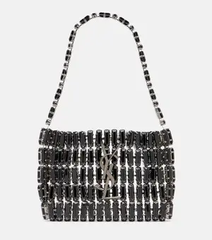 Saint Laurent Cassandre Micro Embellished Shoulder Bag