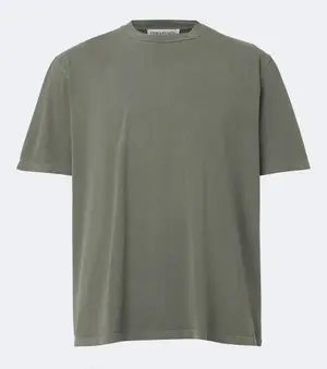 Our Legacy Box Cotton Jersey T-shirt Green