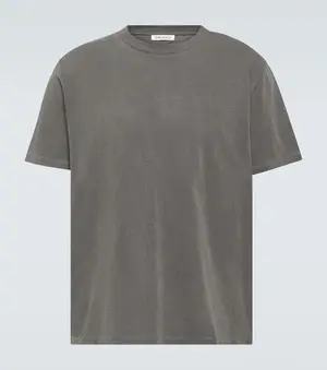 Our Legacy Box Cotton Jersey T-shirt Grey