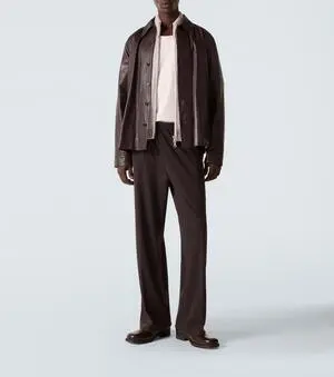 Our Legacy Breeze Cotton And Wool-blend Sweatpants