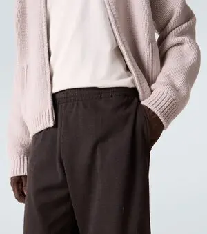Our Legacy Breeze Cotton And Wool-blend Sweatpants