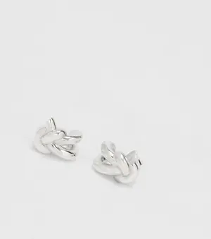 Bottega Veneta Knot Sterling Earrings - Silver