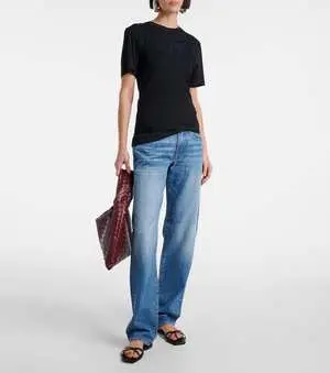 SLVRLAKE Ellie Low-rise Wide-leg Jeans - Blue