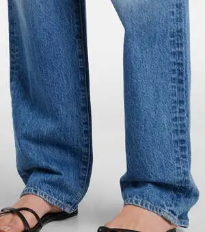 SLVRLAKE Ellie Low-rise Wide-leg Jeans - Blue