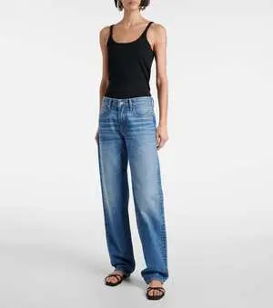 SLVRLAKE Ellie Low-rise Wide-leg Jeans - Blue