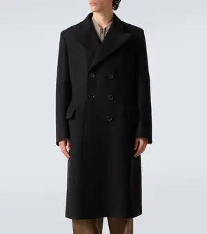 MAISON MARGIELA Double-breasted Virgin Wool Coat
