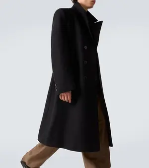 MAISON MARGIELA Double-breasted Virgin Wool Coat