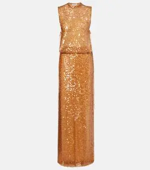 Christopher Esber Illuminate Sequined Tulle Gown