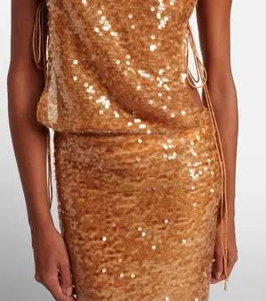Christopher Esber Illuminate Sequined Tulle Gown