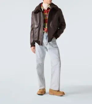 GOD'S TRUE CASHMERE Plaid Cashmere Shirt With Labradorite