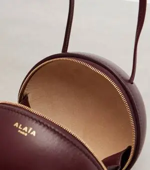 Alaïa Sphere Mini Leather Shoulder Bag