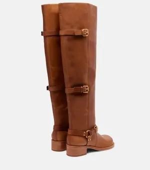 Farm Rio Over-the-knee Leather Boots