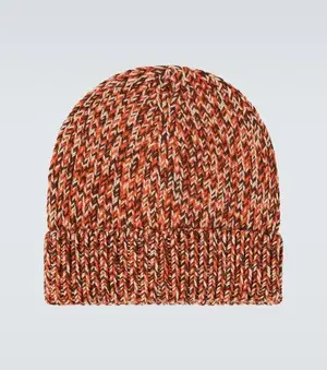 Moncler Logo Virgin Wool Beanie
