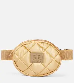 Goldbergh French Quilted Belt Bag - Gold