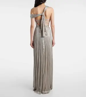 MARIA LUCIA HOHAN Asymmetrical Gown - Silver