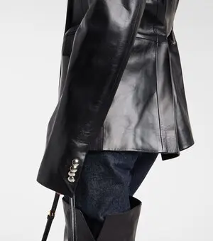 Khaite Elona Leather Jacket