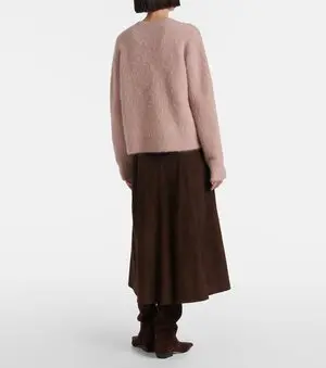 Vince Mohair-blend Sweater - Pink