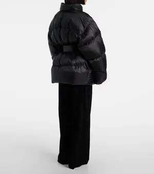 Balenciaga Hourglass Belted Down Jacket