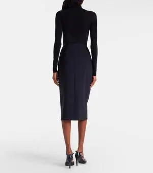 Wolford Midnight Grace High-rise Jersey Pencil Skirt
