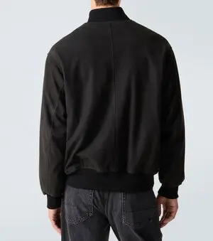 A.PRESSE Suede Blouson Jacket