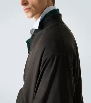 A.PRESSE Suede Blouson Jacket