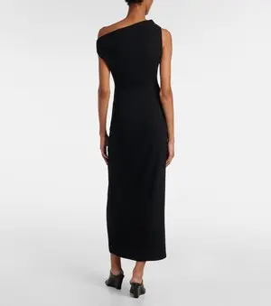 LESET Lauren Off-the-shoulder Maxi Dress - Black