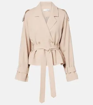 AYA MUSE Soli Belted Double-breasted Trench Coat