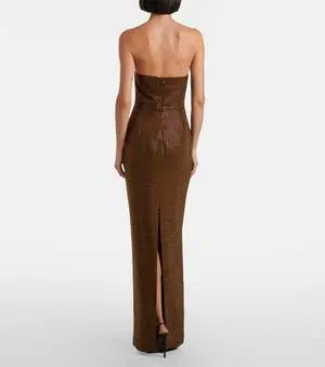Roland Mouret Embellished Strapless Gown