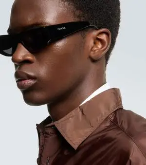 Prada Symbol Rectangular Sunglasses