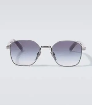 Prada Square Frame Sunglasses - Silver