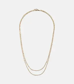 SUZANNE KALAN 18kt Yellow Chain Necklace With Diamonds - Gold