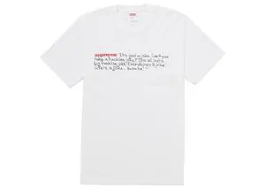 Supreme Joke Tee Shirt - White