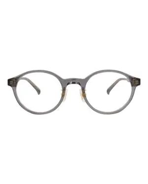 Dunhill Round Frame Recycled Acetate Optical Frames - Grey Grey Transparent (du0053oa/30014067/003)