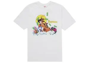 Supreme All Dogs Go To Heaven Tee Shirt - White