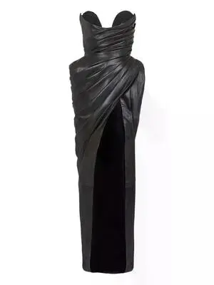 Balmain Leather Bodycon Dress