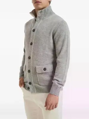 KANGRA Button-closure Cardigan - Grey