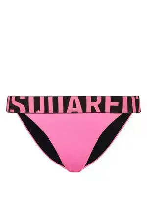 Dsquared2 Logo Bikini Bottom - Pink