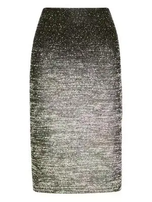 Oscar De La Renta Black Wash Skirts