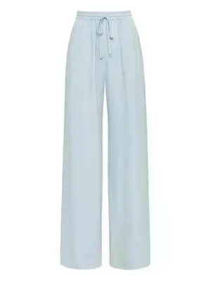 Elasticated Waist Silk Pants